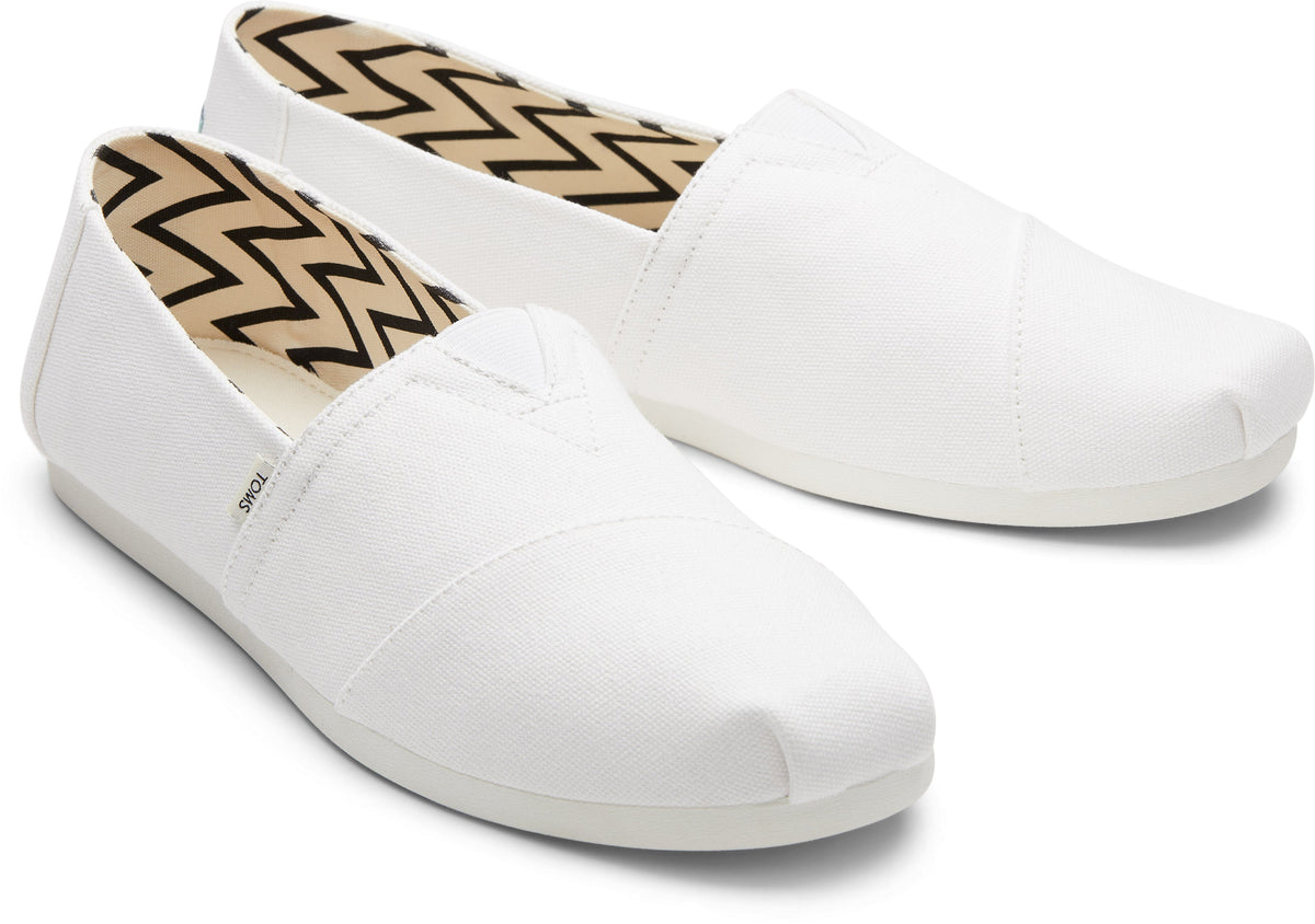 Women's Alpargata Classic - White Canvas – TOMS Australia