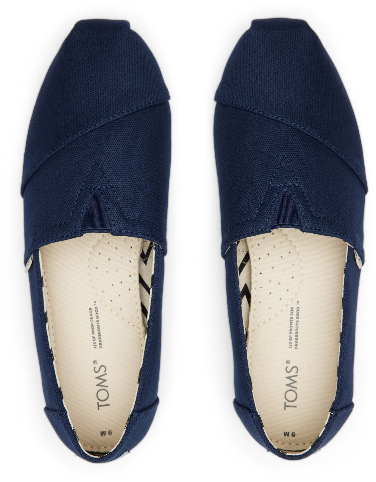 Women's Alpargata Classic - Navy Canvas – TOMS Australia