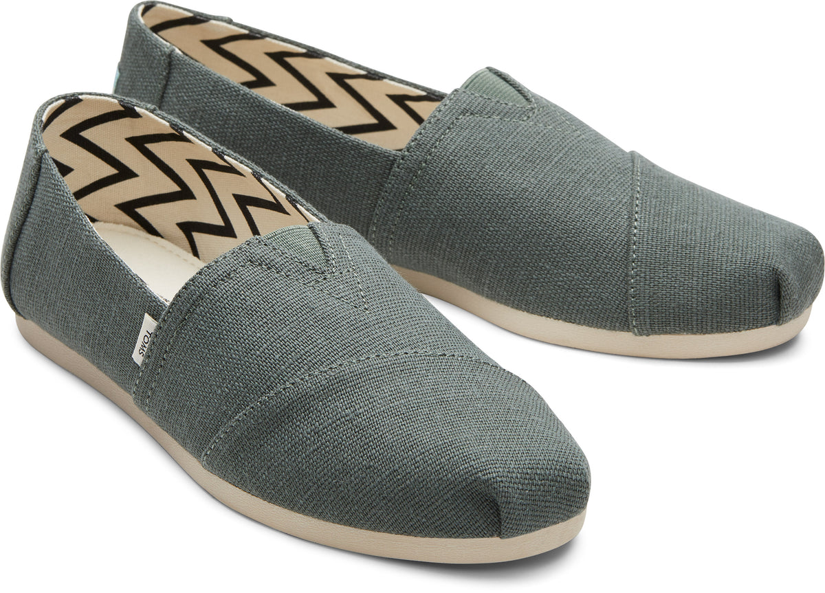 Women's Alpargata Classic - Bonsai Green Canvas – TOMS Australia