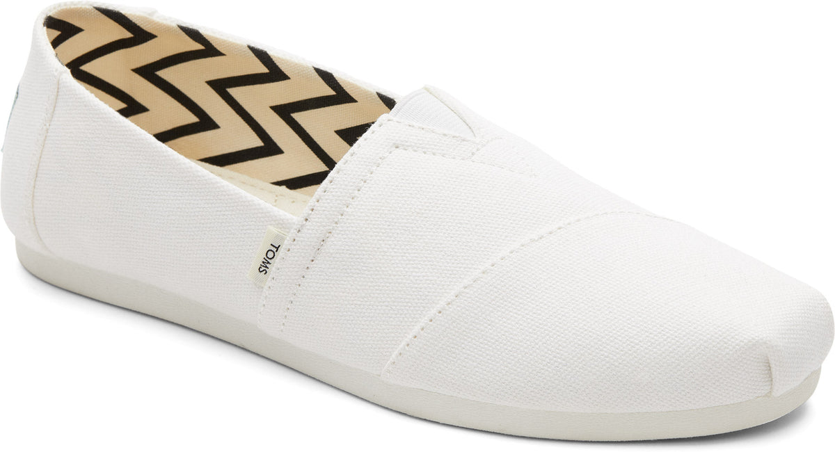 Men's Alpargata Classic - White Canvas – TOMS Australia