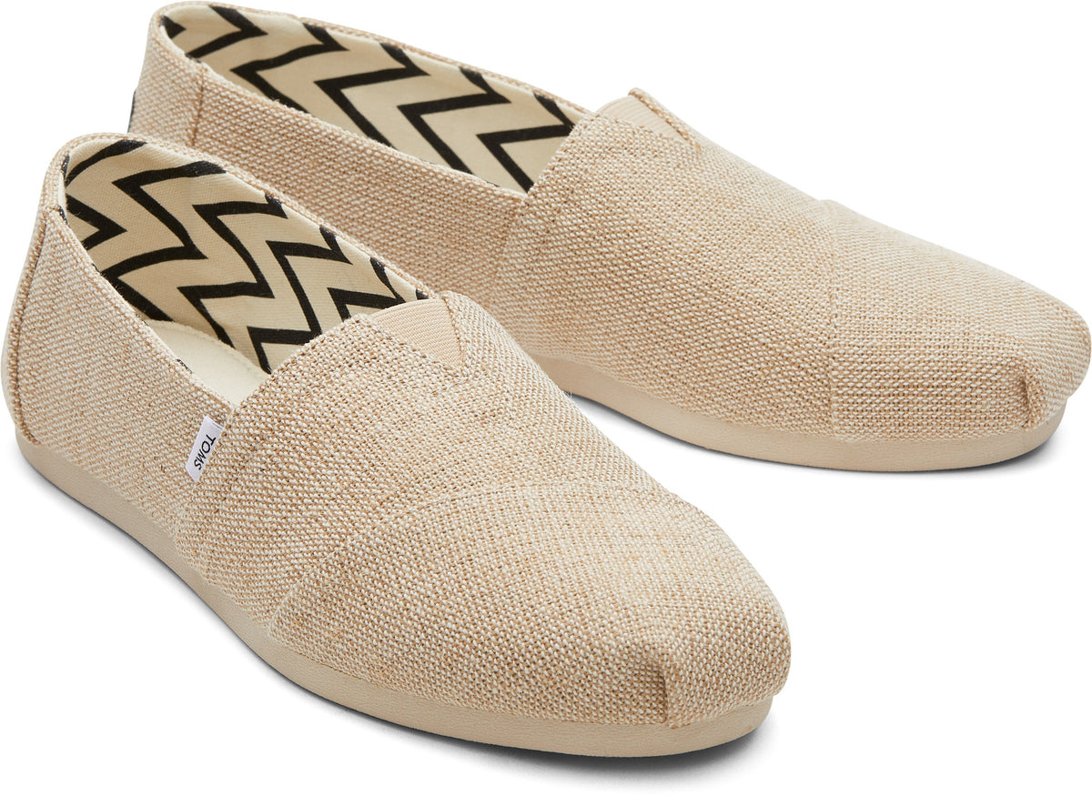 Women's Alpargata Classic - Natural Undyed Canvas – TOMS Australia