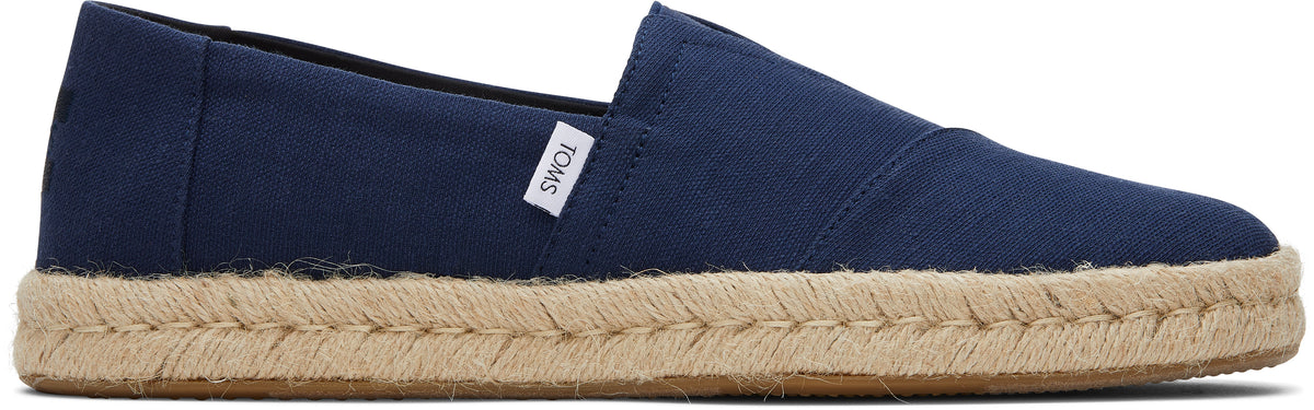Men's Alpargata Rope 2.0 - Navy – TOMS Australia