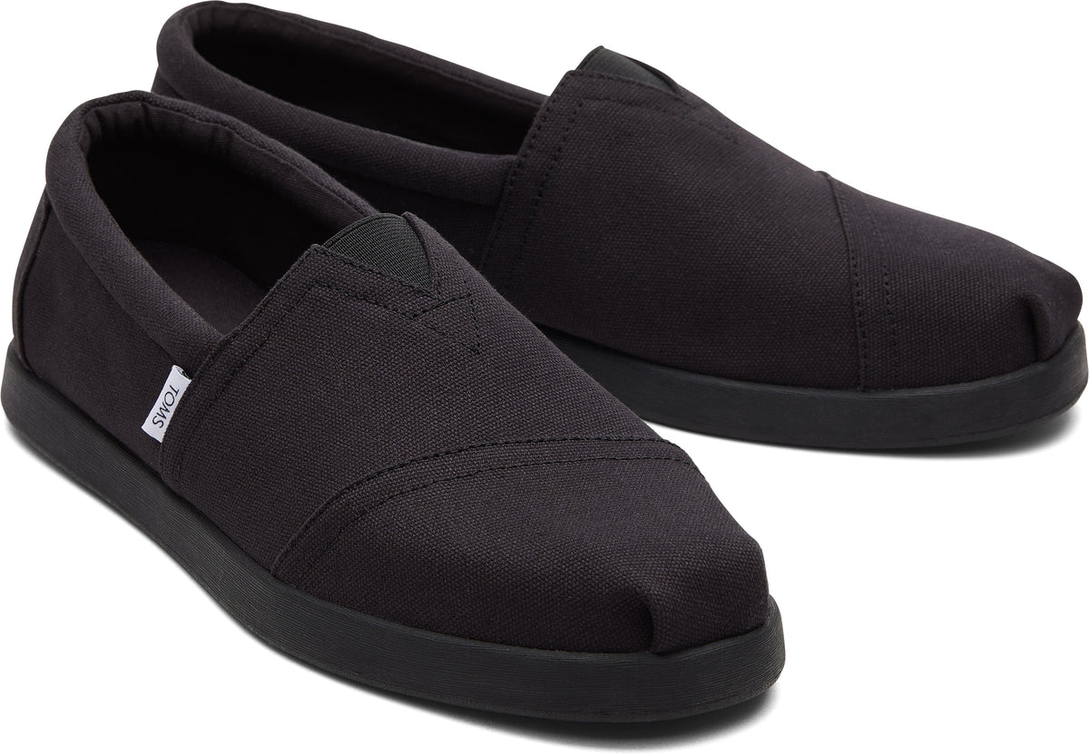 Alpargata FWD - Black/Black Canvas – TOMS Australia