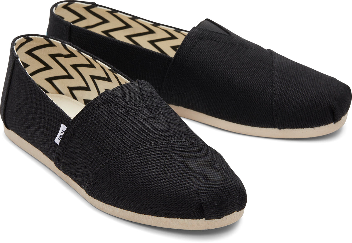 Men's Alpargata Classic - Black Canvas – TOMS Australia