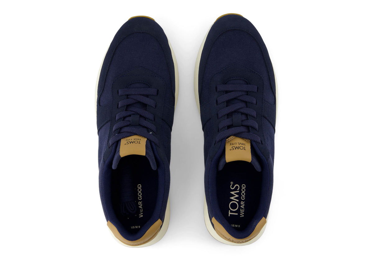 Men's TRVL Lite Retro Sneaker - Navy – TOMS Australia