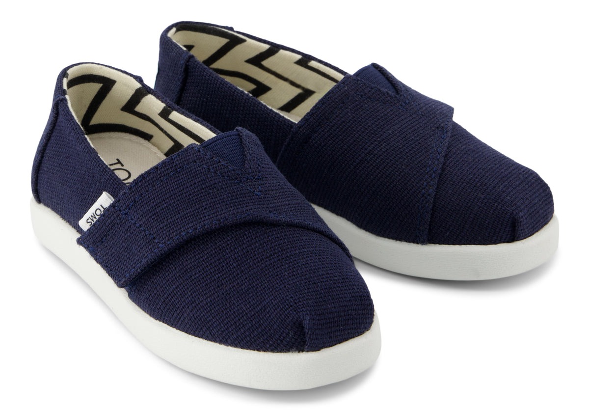Toddler Alpargata - Navy Canvas – TOMS Australia