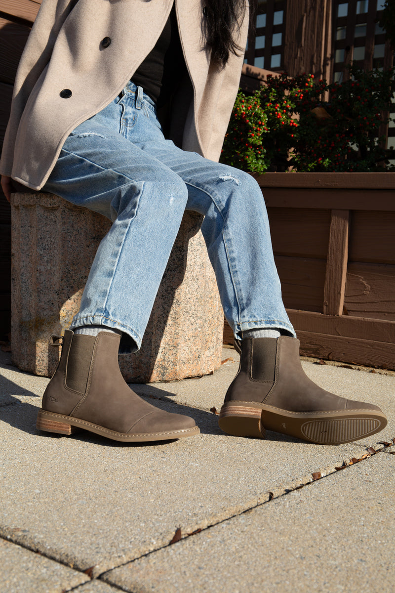 Charlie Chelsea Boot - Canteen Leather – TOMS Australia